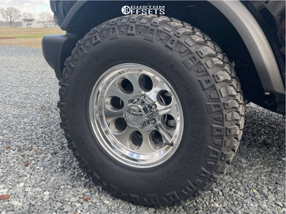2022 Ford Bronco with 17x9 0 Alloy Ion Style 171 and 35/12.5R17 Mickey ...
