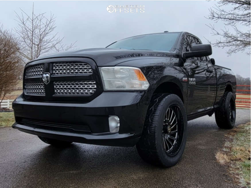 2014 Ram 1500 with 22x10 -25 ARKON OFF-ROAD Caesar and 305/45R22 Nitto ...