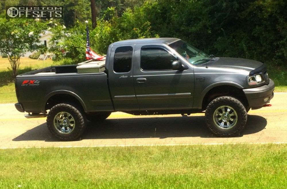2002 Ford F-150 with 18x9 12 2Crave Offroad NX1 and 35/12.5R18 Federal ...