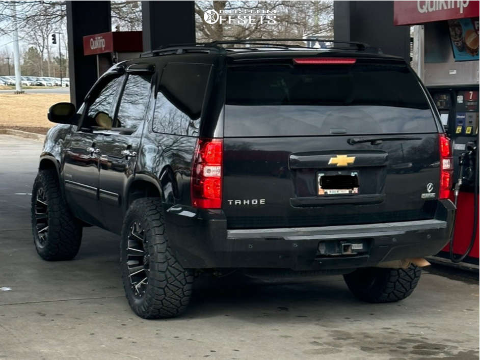 2012 Chevrolet Tahoe with 20x10 -22 Fuel Assault and 35/12.5R20 Nitto ...