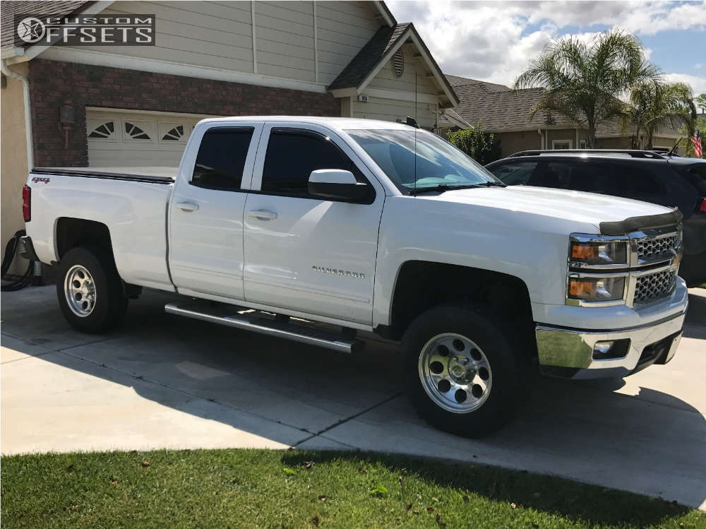 2015 Chevrolet Silverado 1500 with 17x9 -6 Pro Comp Series 69 and 265 ...