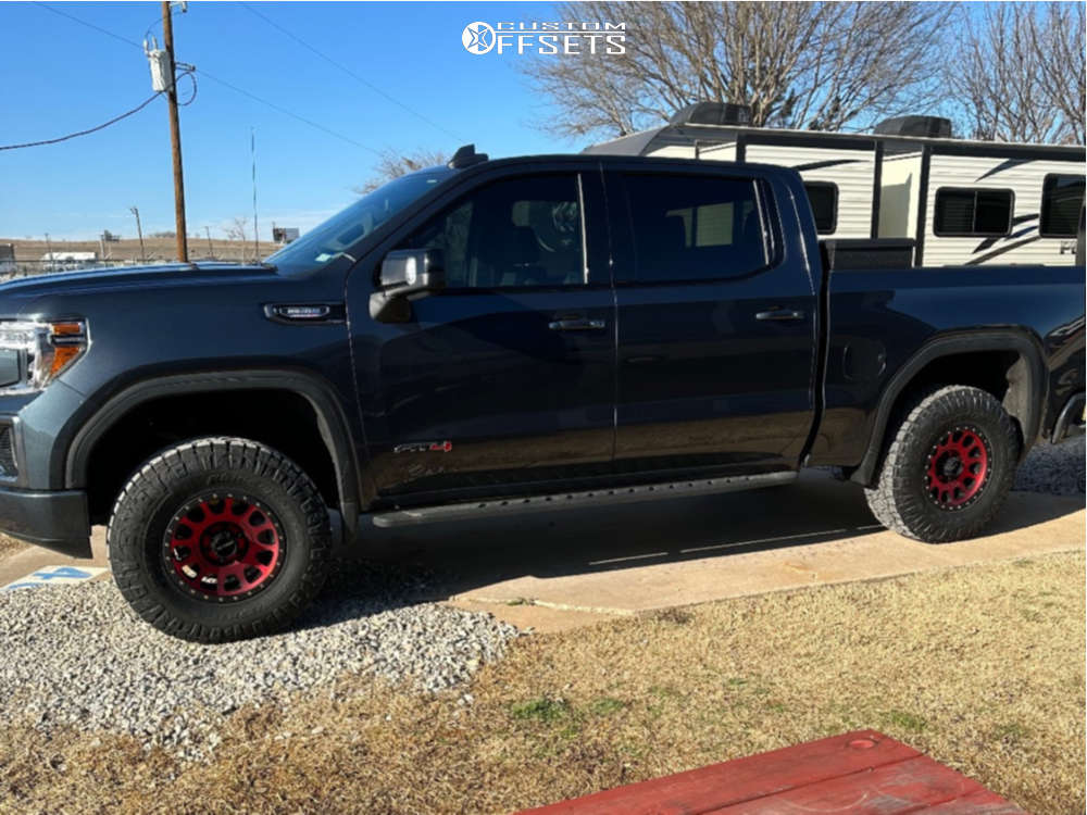 2021 GMC Sierra 1500 with 17x8.5 0 Method Mr305 and 285/75R17 Nitto ...