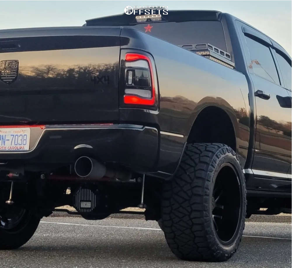 2017 Ram 1500 with 22x12 -51 ARKON OFF-ROAD Mandela and 325/50R22 Nitto ...