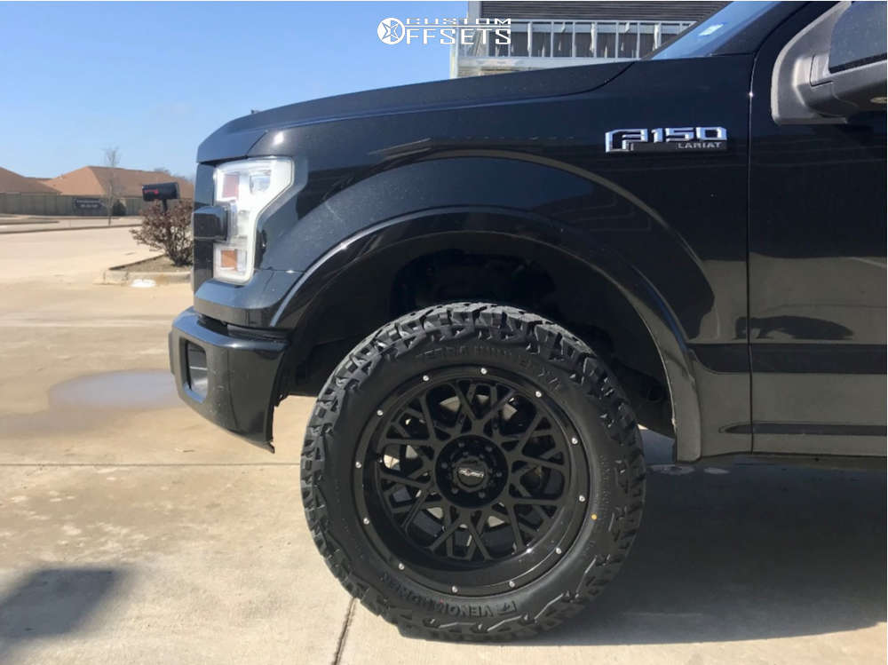 2015 Ford F-150 with 20x10 -25 Vision Rocker and 33/12.5R20 Venom Power ...