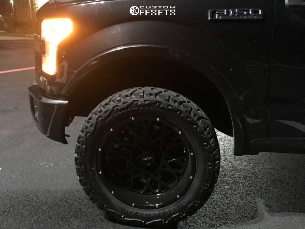 2015 Ford F-150 with 20x10 -25 Vision Rocker and 33/12.5R20 Venom Power ...