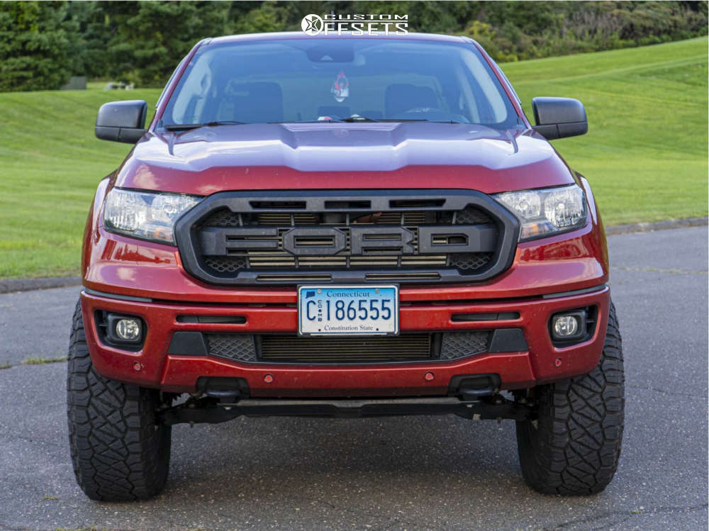 2019 Ford Ranger with 17x9 1 Fuel Rebel 6 and 33/12.5R17 Nitto Ridge ...