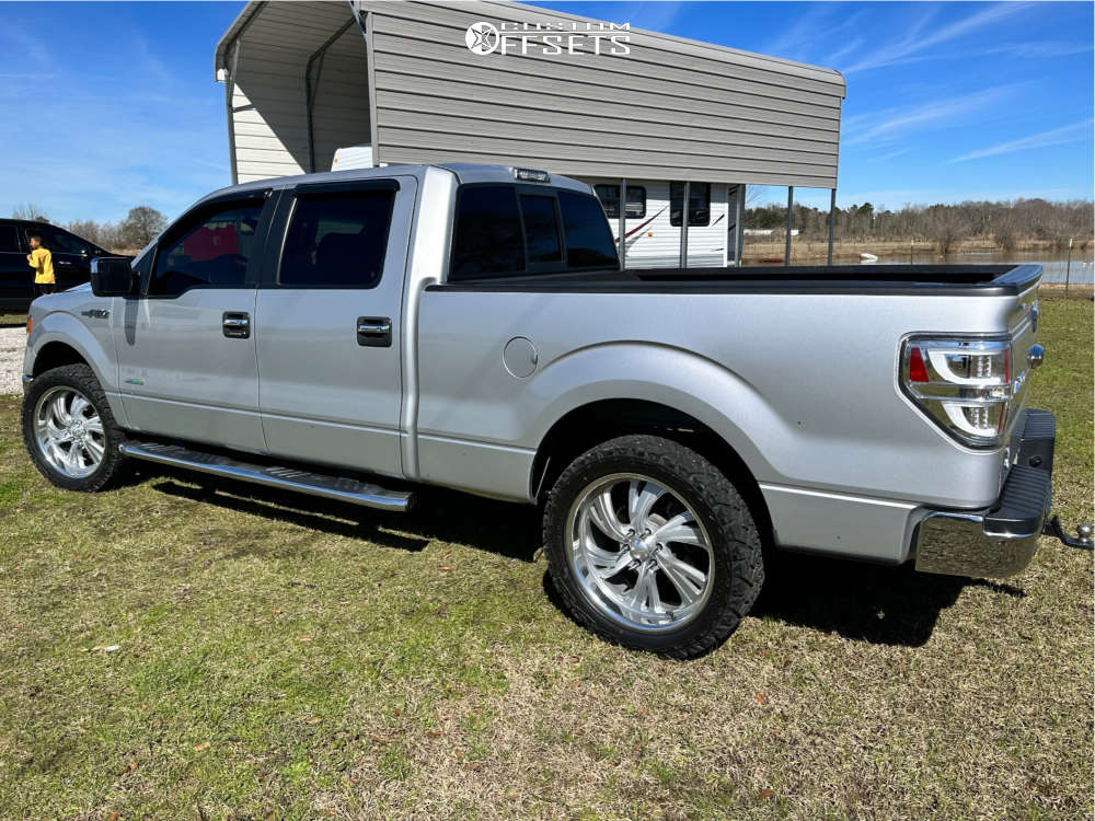2013 Ford F-150 with 22x9 18 Dropstars 658BS and 33/12.5R22 Venom Power ...