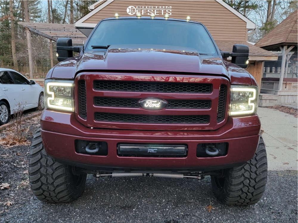 2005 Ford F-250 Super Duty with 24x14 -81 ARKON OFF-ROAD Mandela and 38 ...