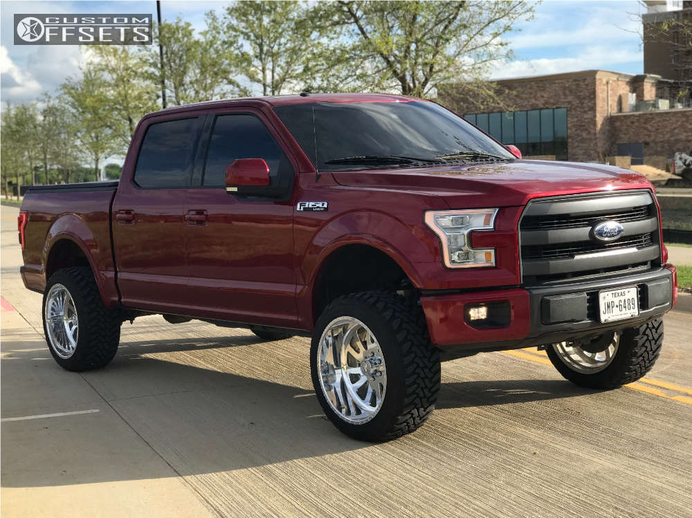 2015 Ford F-150 with 22x12 -40 American Force Octane Ss and 33/12.5R22 ...