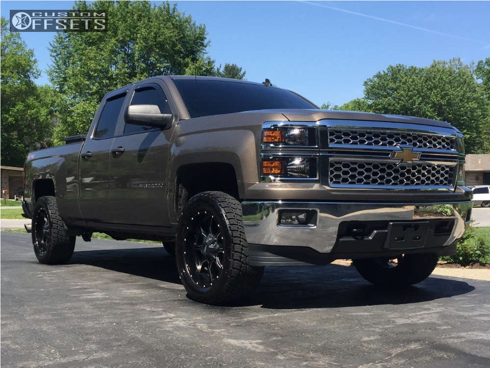 2014 Chevrolet Silverado 1500 with 20x9 0 Moto Metal Mo970 and 305 ...