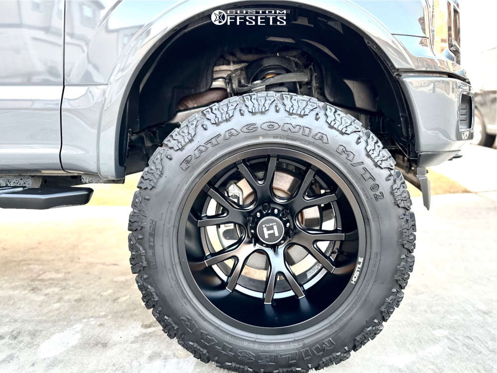 2018 Ford F-150 with 20x12 -44 Hostile Rage and 35/12.5R20 Milestar ...