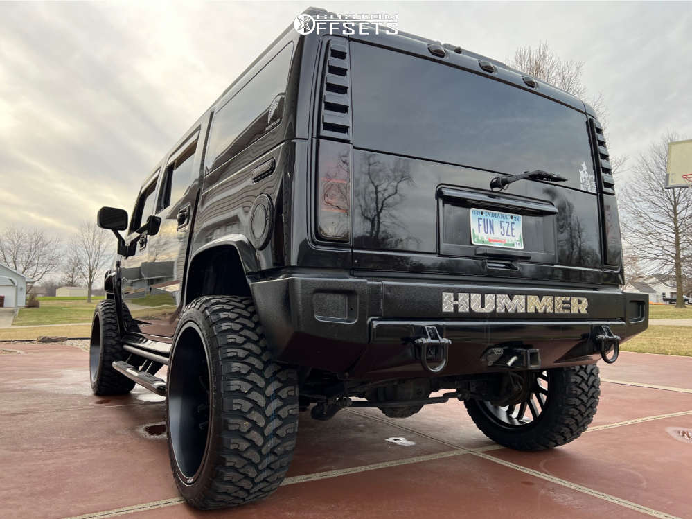 2003 Hummer H2 with 24x12 -51 ARKON OFF-ROAD Mandela and 35/12.5R24 RBP ...