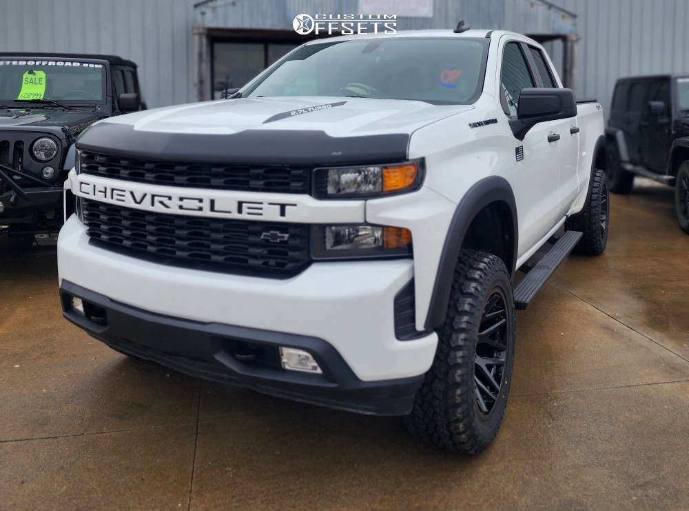 2020 Chevrolet Silverado 1500 with 20x10 -25 Rough Country 95 Series ...
