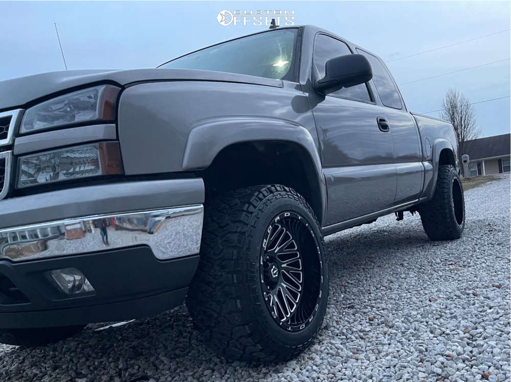 2006 Chevrolet Silverado 1500 with 20x12 -44 TIS 553bm and 33/12.5R20 ...