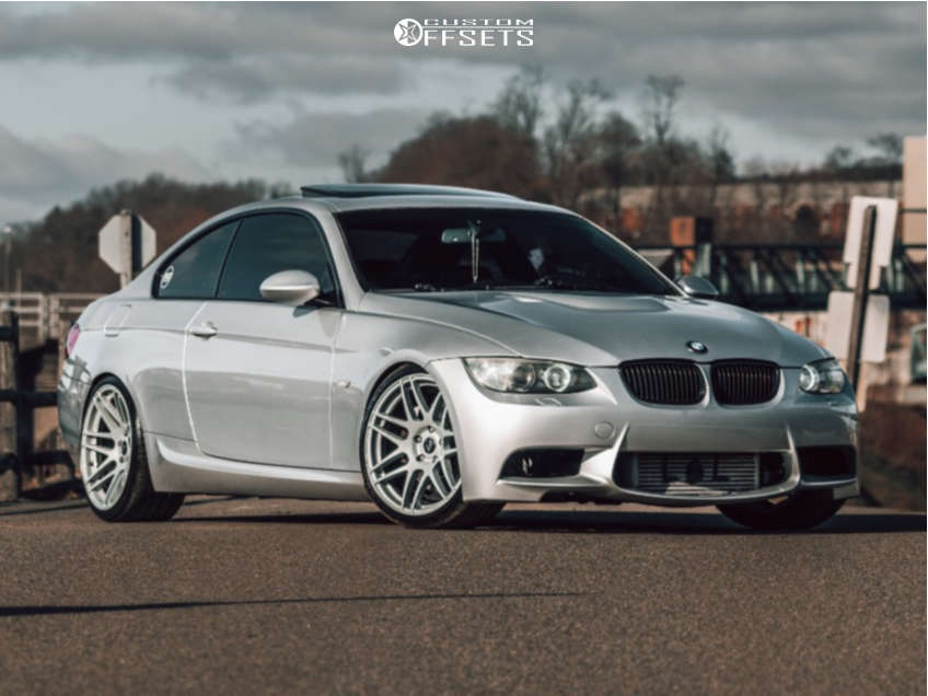 2009 BMW 335i with 19x9.5 22 Forgestar F14 and 235/35R19 Michelin Pilot ...
