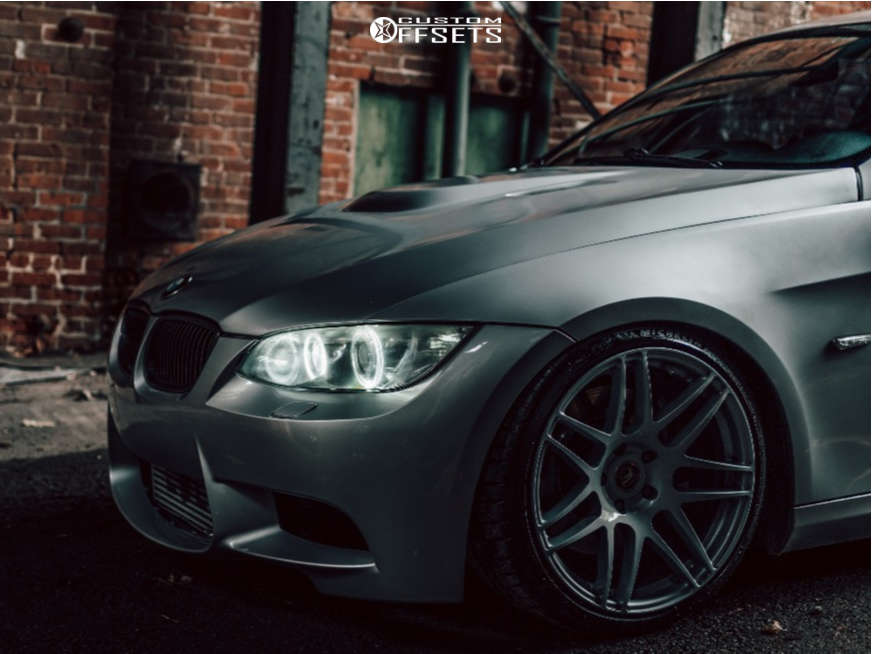 2009 BMW 335i with 19x9.5 22 Forgestar F14 and 235/35R19 Michelin Pilot ...