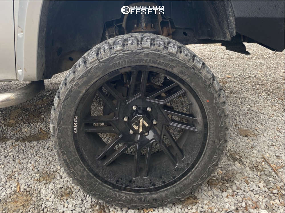 2012 Chevrolet Silverado 1500 with 22x10 -25 ARKON OFF-ROAD Davinci and ...