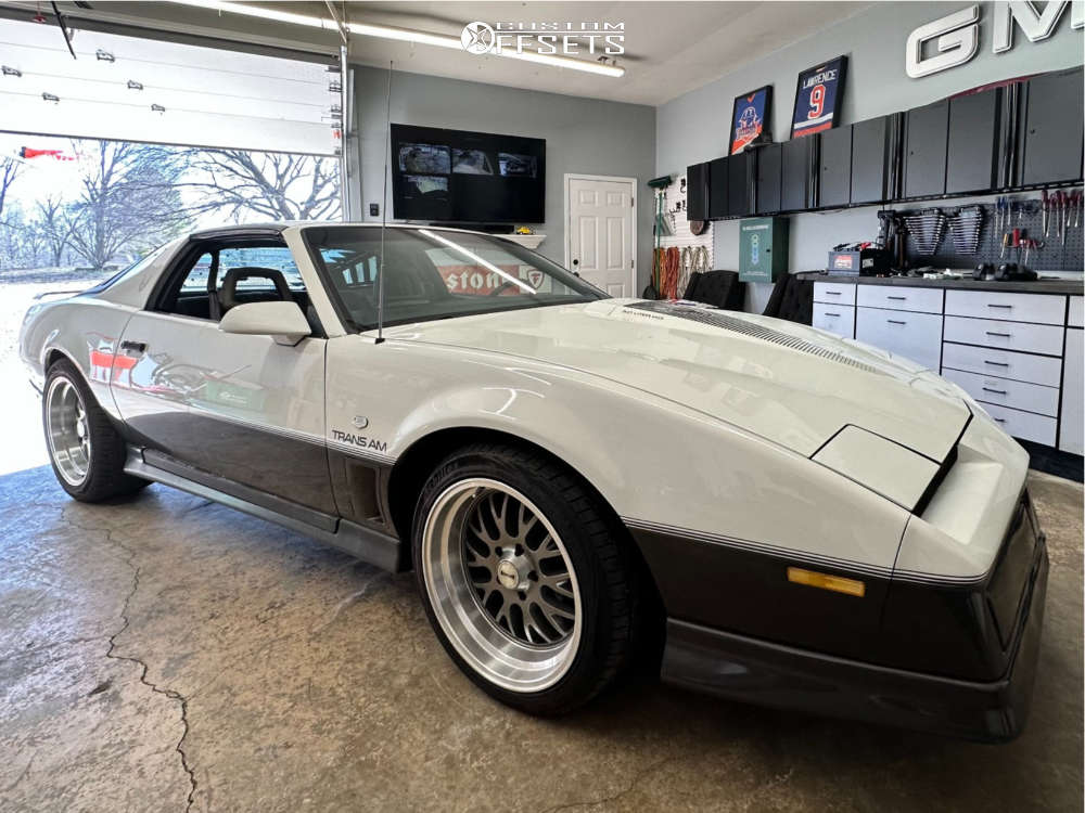1983 Pontiac Firebird with 18x8 0 Ridler Style 607 and 295/35R18 Achilles At Sport and Lowering ...