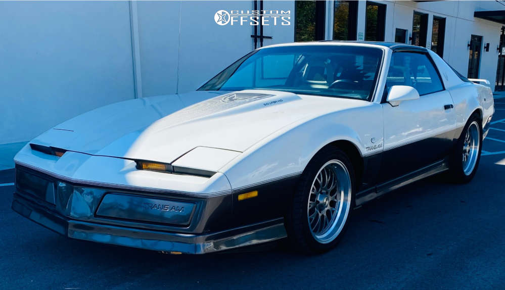 1983 Pontiac Firebird with 18x8 0 Ridler Style 607 and 295/35R18 ...