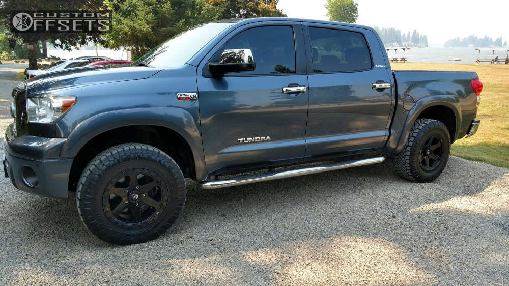 2009 Toyota Tundra with 18x9 20 Fuel Ripper and 275/70R18 Nitto Ridge ...