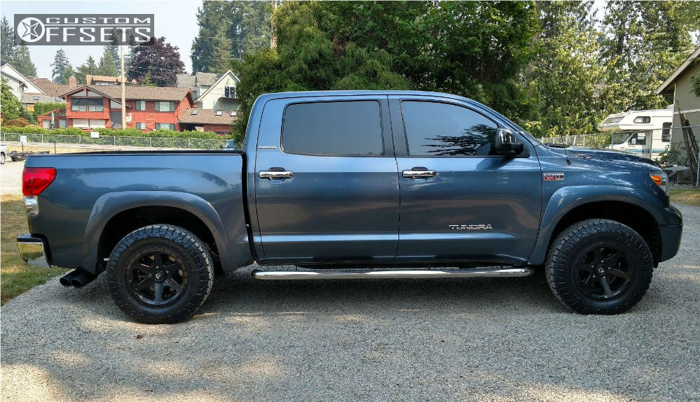 2009 Toyota Tundra with 18x9 20 Fuel Ripper and 275/70R18 Nitto Ridge ...