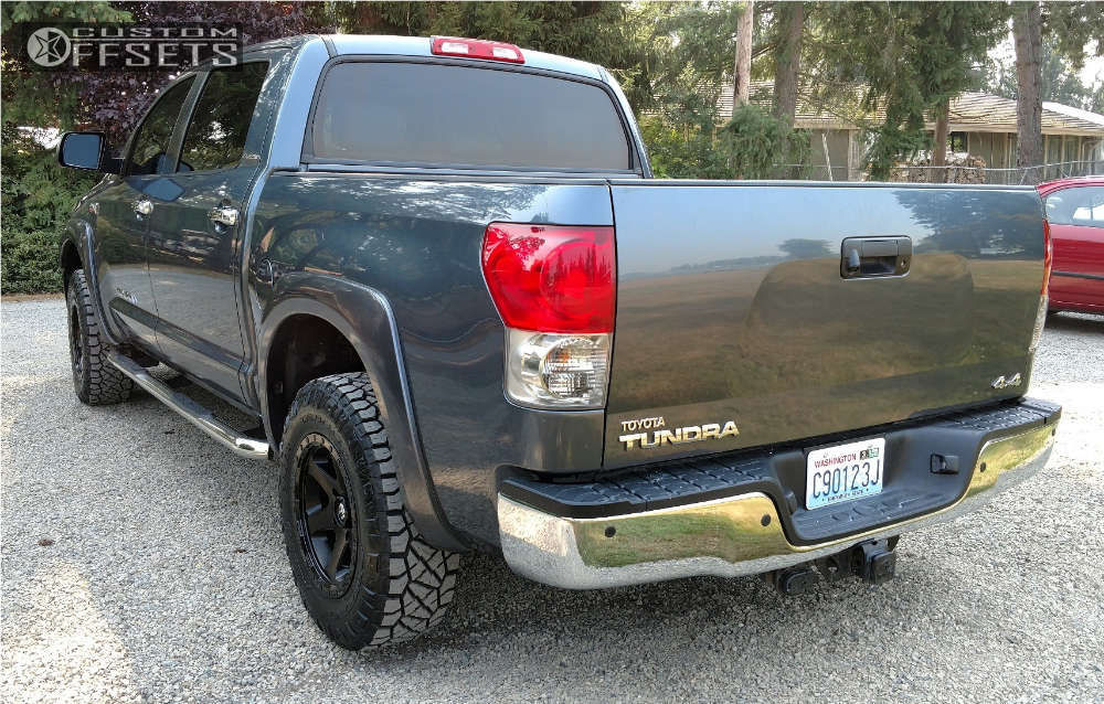 2009 Toyota Tundra with 18x9 20 Fuel Ripper and 275/70R18 Nitto Ridge ...