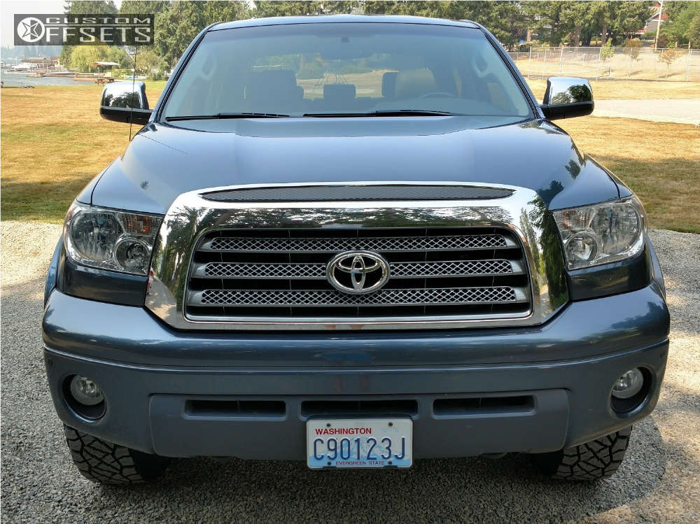 2009 Toyota Tundra with 18x9 20 Fuel Ripper and 275/70R18 Nitto Ridge ...