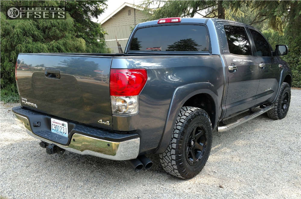 2009 Toyota Tundra with 18x9 20 Fuel Ripper and 275/70R18 Nitto Ridge ...