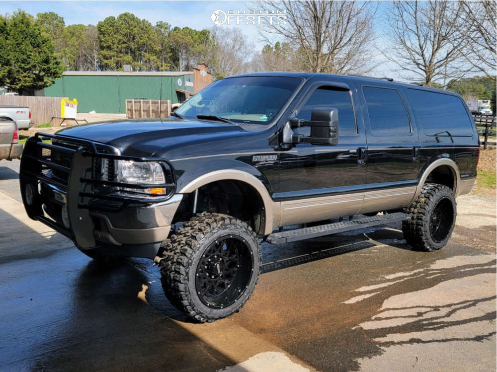 2001 Ford Excursion with 22x12 -51 Vision Rocker and 35/12.5R22 ...