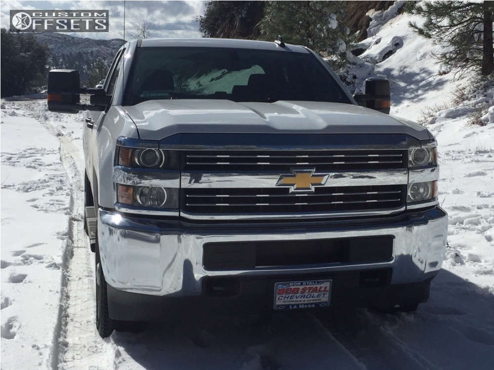 2016 Chevrolet Silverado 2500 HD with 18x9 -12 Mayhem Rampage and 35/12 ...
