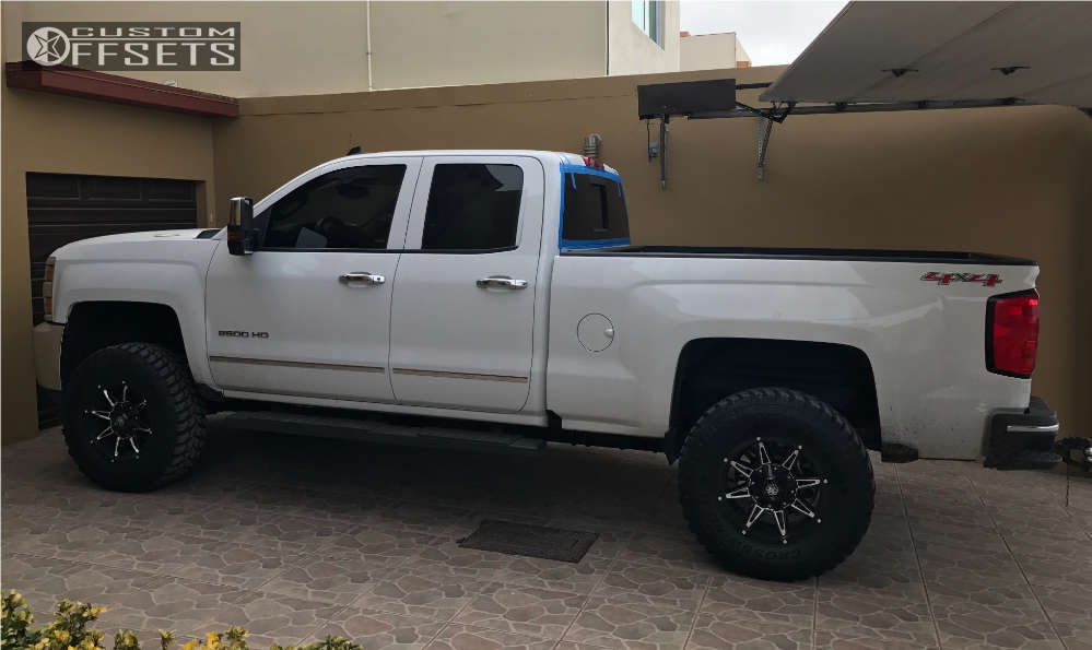 2016 Chevrolet Silverado 2500 HD with 18x9 -12 Mayhem Rampage and 35/12 ...
