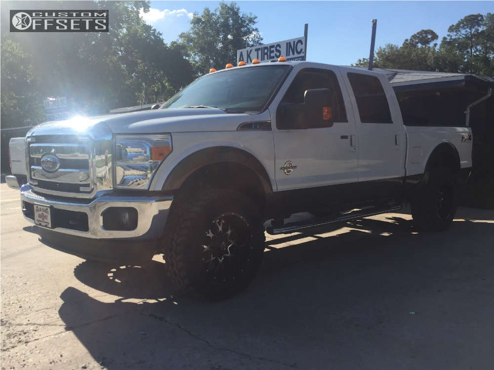 2015 Ford F-250 Super Duty with 20x10 -19 Dropstars 645mb and 35/12 ...