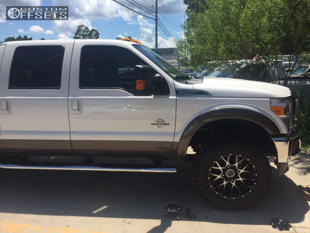 2015 Ford F-250 Super Duty with 20x10 -19 Dropstars 645mb and 35/12 ...