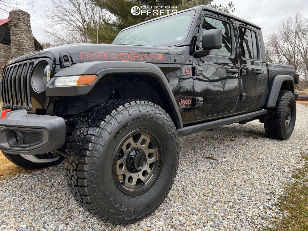 2021 Jeep Gladiator with 17x9 1 Ultra Warlock and 315/70R17 Falken ...