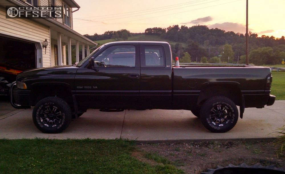 1996 Dodge Ram 1500 with 16x8 10 Ultra Phantom and 265/75R16 Cooper ...