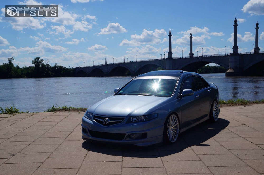 2006 Acura TSX with 19x10 42 Vossen Vfs2 and 225/35R19 Achilles and ...