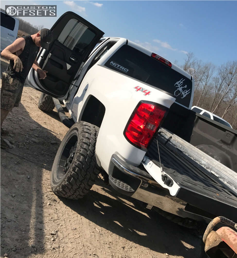 2014 Chevrolet Silverado 1500 with 20x9 Mickey Thompson Side Biter Ii ...