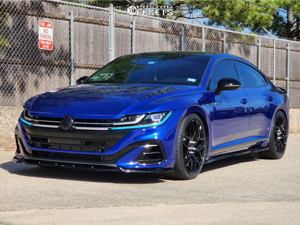 2021 Volkswagen Arteon with 20x9 35 Asanti Black Abl-27 and 255/35R20 Ironman IMove Gen2 AS and ...