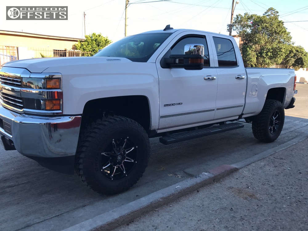 2016 Chevrolet Silverado 2500 HD with 18x9 -12 Mayhem Rampage and 35/12 ...