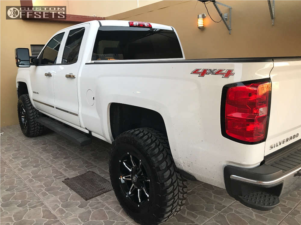 2016 Chevrolet Silverado 2500 HD with 18x9 -12 Mayhem Rampage and 35/12 ...