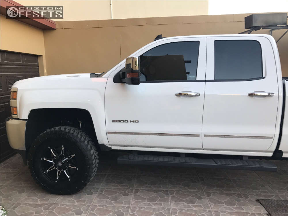 2016 Chevrolet Silverado 2500 HD with 18x9 -12 Mayhem Rampage and 35/12 ...