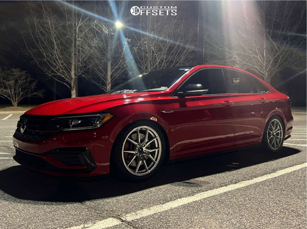 2021 Volkswagen Jetta with 18x8 45 Advanti Racing Hybris and 235/45R18 ...