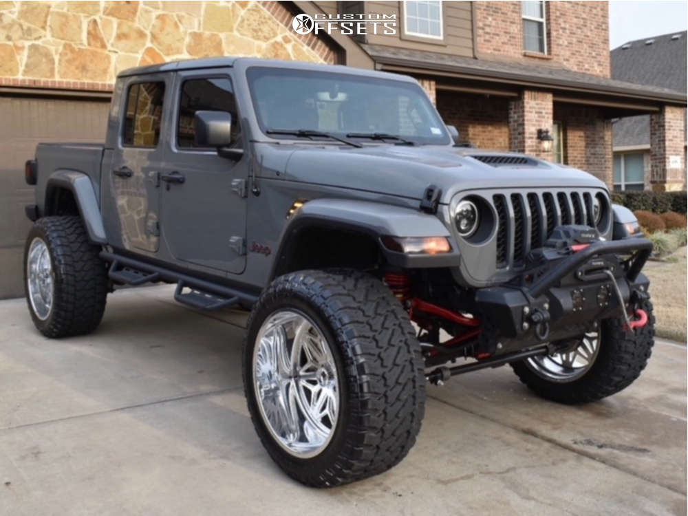 2021 Jeep Gladiator with 24x14 -76 KG1 Forged Snow and 38/15.5R24 Fury ...