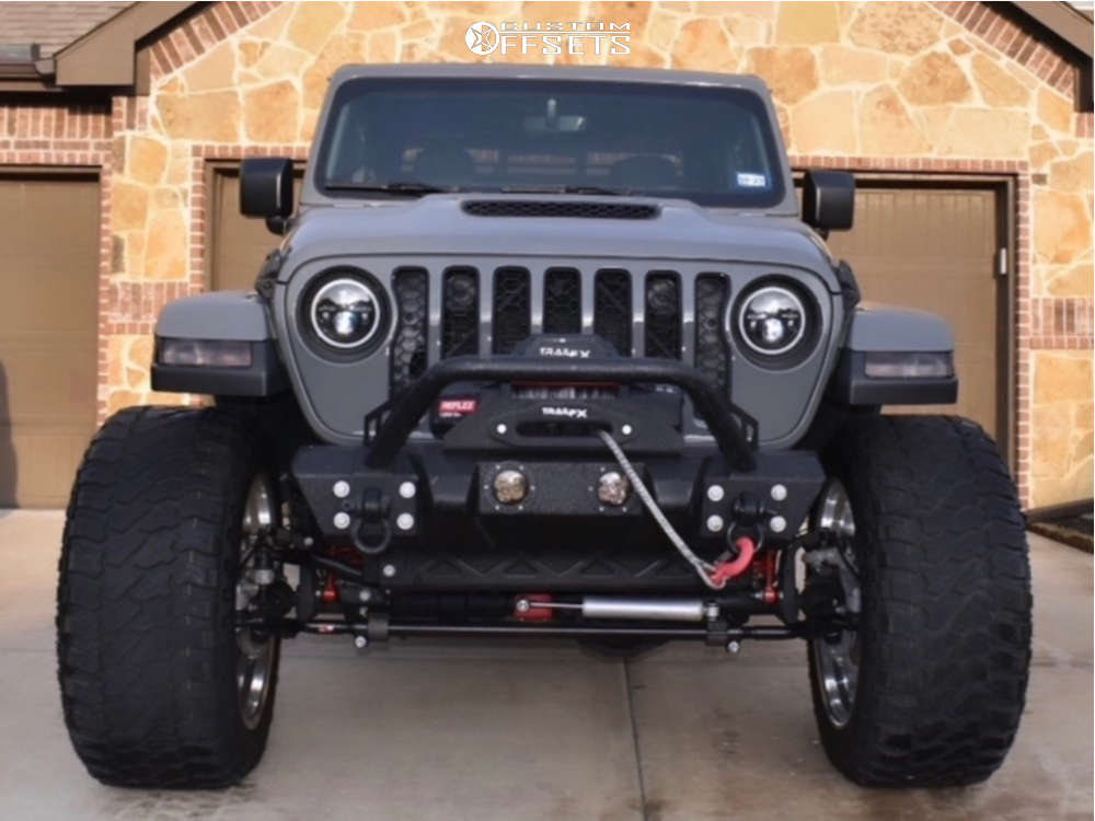 2021 Jeep Gladiator with 24x14 -76 KG1 Forged Snow and 38/15.5R24 Fury ...