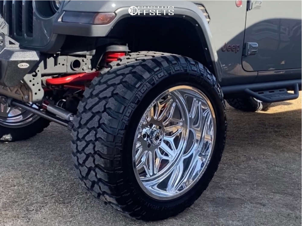 2021 Jeep Gladiator with 24x14 -76 KG1 Forged Snow and 38/15.5R24 Fury ...