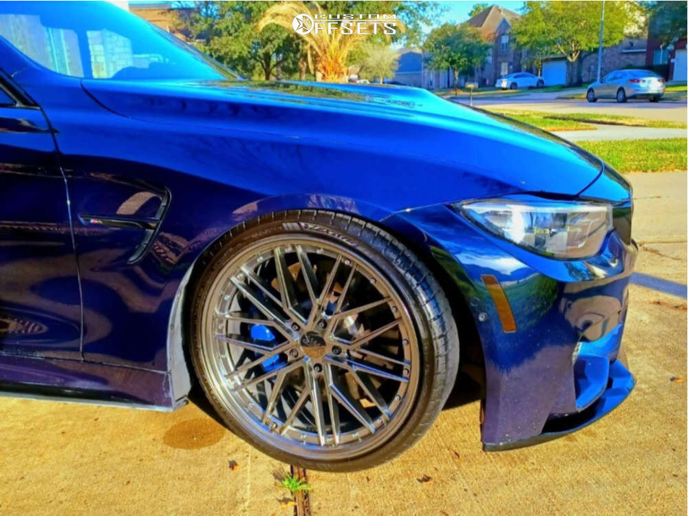 2018 BMW M4 with 20x9 35 XXR 571 and 265/30R20 Lexani Lx-twenty and Lowering Springs | Custom ...