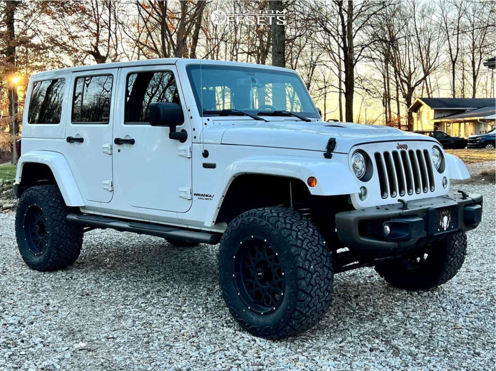 2017 Jeep Wrangler with 18x9 -12 Vision Rocker and 33/12.5R18 Venom ...