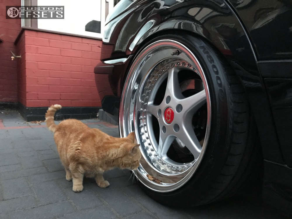 2003 BMW 540i with 19x9.5 -5 OZ Racing Mito and 215/35R19 Nankang Ns2 ...