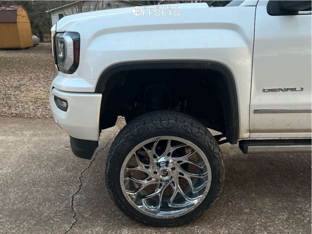 2018 GMC Sierra 1500 with 24x12 -44 Fuel Runner and 35/12.5R24 Venom ...