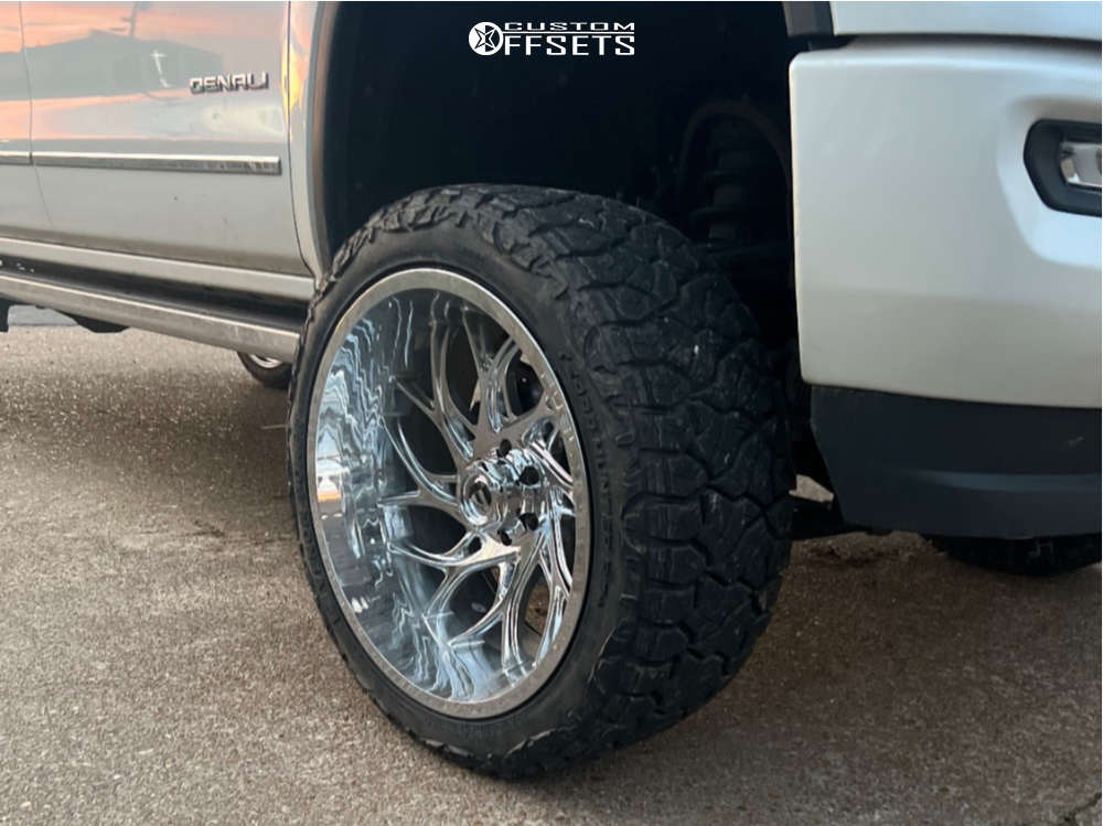 2018 GMC Sierra 1500 with 24x12 -44 Fuel Runner and 35/12.5R24 Venom Power Terra Hunter R/t and ...